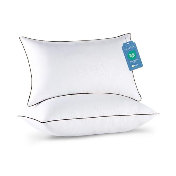 商品名:  JOLLYVOGUE Cooling and Supportive Pillows for Side and Back Sleepers, Down Alternative Hotel Collection Sleeping P...