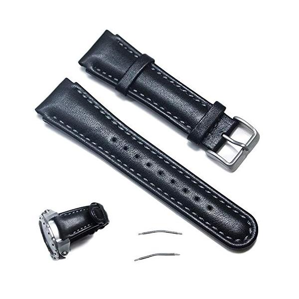 商品名: Octane Bands Suunto Xlander 腕時計バンド - 本革交換用ストラップ Suunto X-Lander用 ネジツールとスプリングバーピン付き Watch Band for Suunto Xlander ? ...