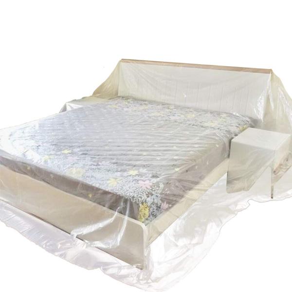 商品名: 高耐久 PEVA 防水&amp;防塵ソファストレージカバー モールドプルーフベッド ソファ カウチ 家具 保護カバー シェルター 引っ越し保護 長期保管用 (HZC182) (XL:118インチ x 158インチ (300x400...