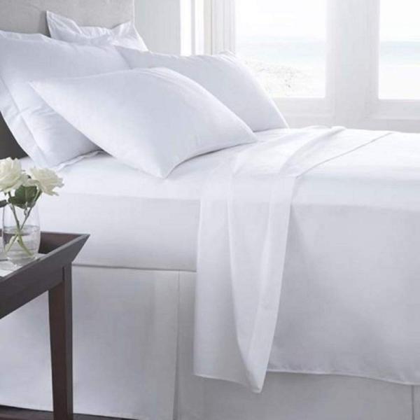 商品名:  Atlas 12-Pieces (1 Dozen) Flat Sheets, Twin 66"x104". White, T180, Hotel, Bed &amp; Breakfast, Condo, Rentals, Hom...