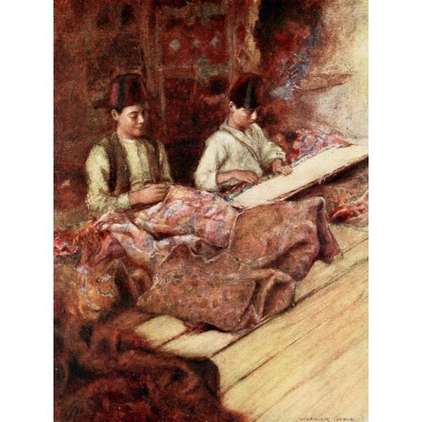 商品名:  Constantinople 1906 Carpet-menders Poster Print by Warwick Goble (18 x 24)ブランド: Posterazzi商品サイズ: 24"L x 18"W高さ: 5....