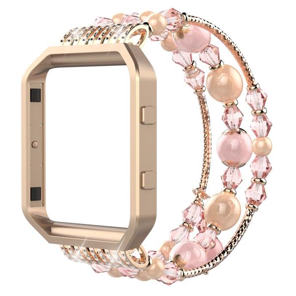 商品名:  Simpeak Beaded Band Compatible with Fitbit Blaze Smartwatch Fitness, Small(6.3") Handmade Beaded Jewelry Bracelet ...