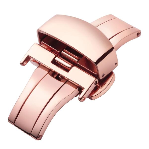 商品名:  BINLUN Stainless Steel Deployment Clasp Replacement Watch Clasp Buckle for Leather Watch Bands Straps in Gold,Rose...