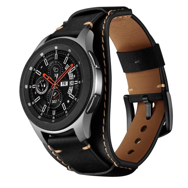 商品名: Balerion カフ 本革腕時計バンド Samsung Galaxy Watch、Gear Sport、Gear S2 Classic、Fossil Q、Gear S3 Classic/Frontierに対応 Balerion ...