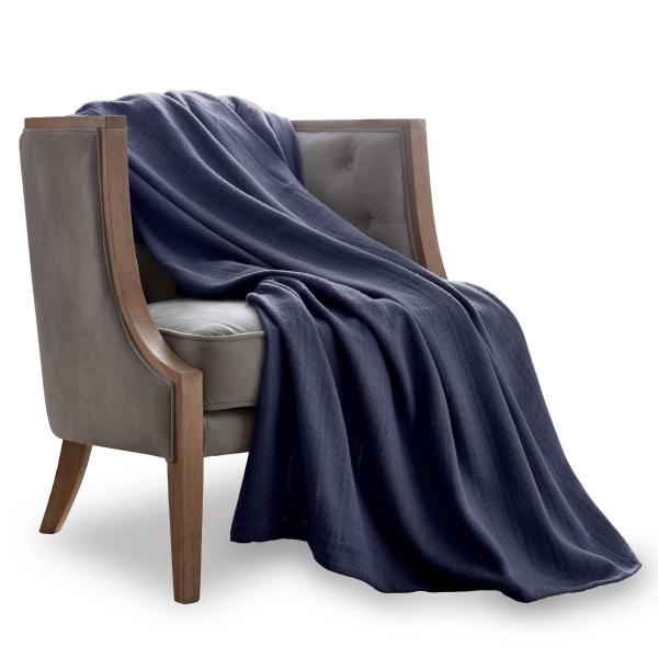 商品名: Ultralign TLSOブレース キング 027399034188 Vellux 100% Cotton Blanket - Soft, Breathable, Cozy &amp; Lightweight Thermal B...