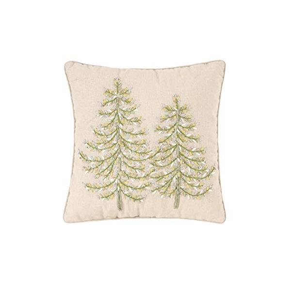 商品名:  C&amp;F Home Winter Garden Christmas Tree Decorative Accent Throw Pillow 16" x 16" Xmas Festive Winter Holidays Ho...