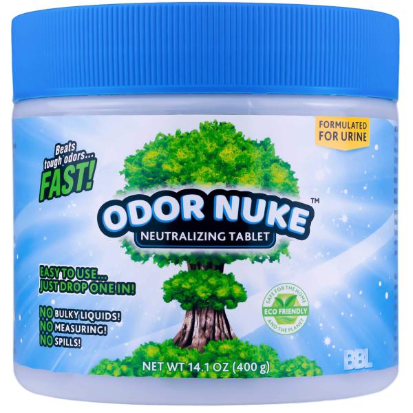 商品名: ODOR NUKE 人間の尿臭中和剤タブレット - ポータブル器で尿の臭いを消す 男性用 ベッドサイドコモード ベッドパン キャンプ用トイレ - 14.5オンス (オリジナル) Human Urine Odor Neutraliz...