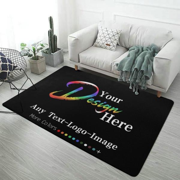 商品名:  InterestPrint Made in USA Floor Rugs Mat Custom Add Your Logo/Text/Image Here Modern Carpet for Decorative Bedroom...