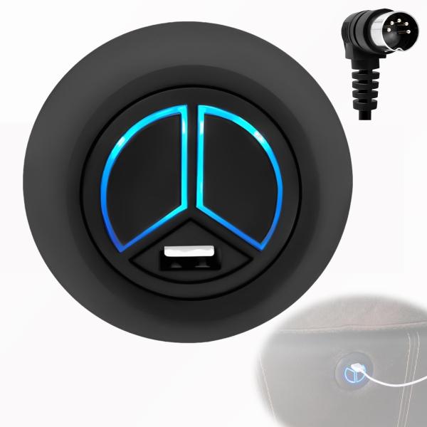 商品名:  Power Recliner Switching Replacement with USB, 2 Button 5 pin Round Hand Control Handset Plug Replacement Compatib...