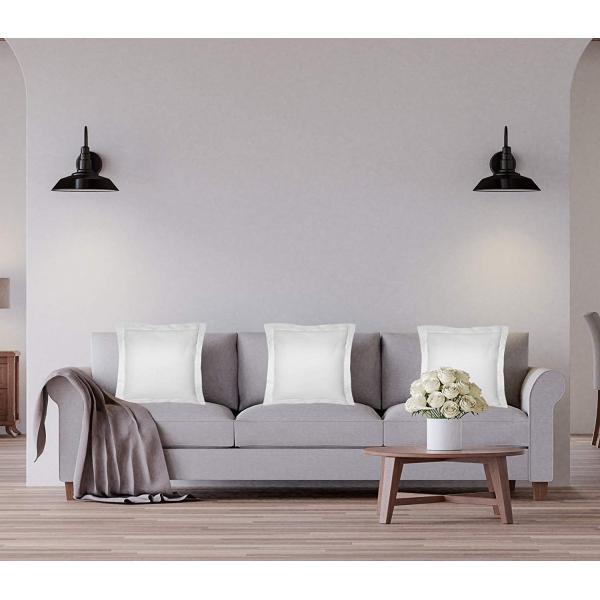 商品名:  Trust Layer European/Square Pillow Sham Cushion Cover Sofa/Bed/Decorative Rooms Premium Hypoallergenic 100% Cotton...