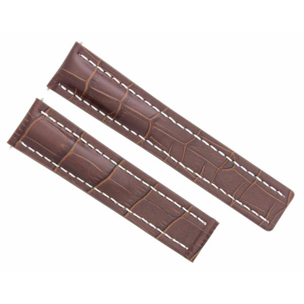 商品名:  Ewatchparts 24/20mm Leather Watch Band Strap Deployment Compatible With Breitling Navitimer Colt Light Brownブランド: ...