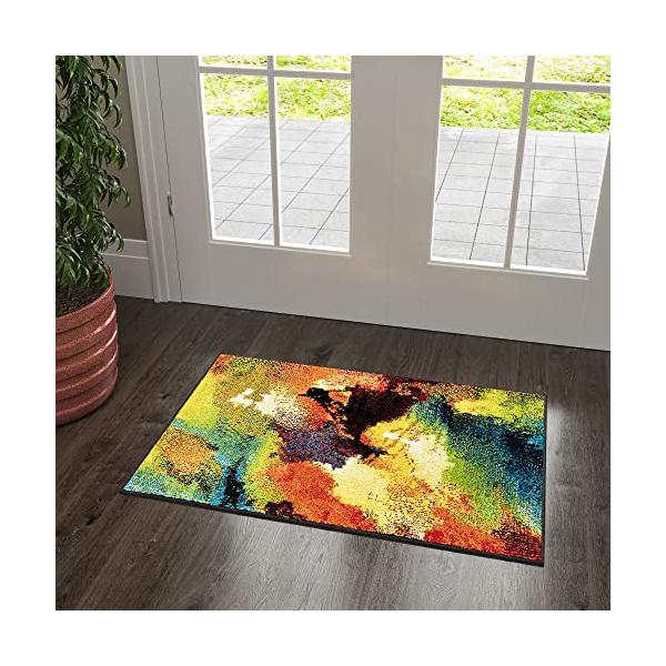 商品名:  Vida Modern 2x3 Entry Rug - Indoor Front Door Rug - Small Area Rug - Kitchen Rug - Bath Rug - Contemporary Carpet ...