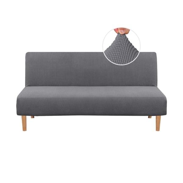 商品名: H.VERSAILTEX ストレッチ ソファー スリップカバー 1枚 ソファカバー ライクラ ジャカード スパンデックス ソファカバー 洗濯機洗い可 マルチカラー サイズ Futon グレー PART-HVFUTON-GRAYNE...