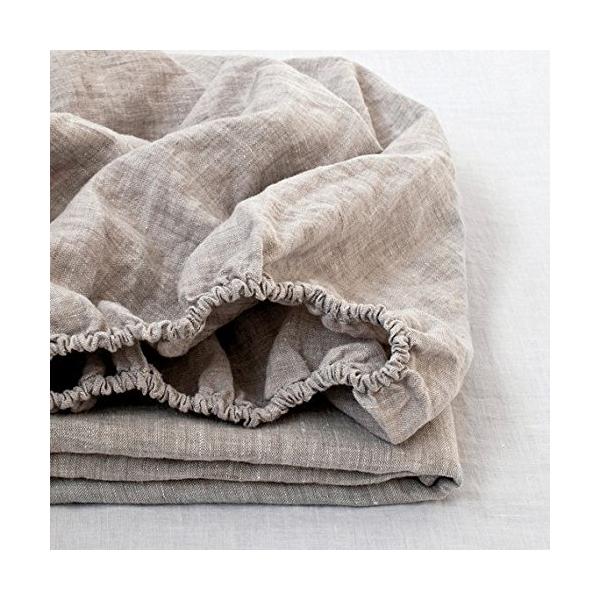 商品名: Simple&amp;Opulence 簡単フィット 通気性プレミアムダストフリル クラシックな14インチドロップベッドスカート ツイン Simple&amp;Opulence 100% Linen Fitted Sheet Tw...