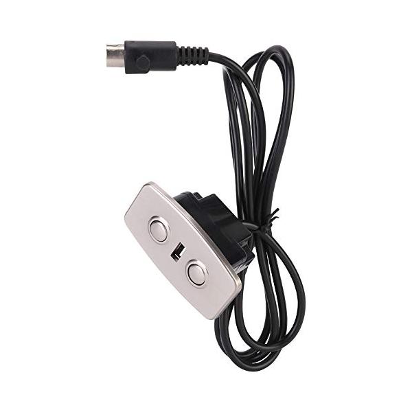 商品名: 電動リクライニングチェアソファ交換用ボタン、電動リクライニングプッシュロッドモーター 伸縮式リフティングラインコントローラー LEDバックライト USBソケット、携帯電話充電ストレート 5V Electric Recliner C...