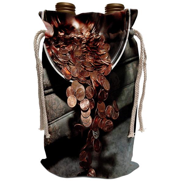 商品名:  3dRose Jos Fauxtographee Conceptual - A Hand Holding a Large Tin Full of Coins and Dumping Them Out of it Onto the...