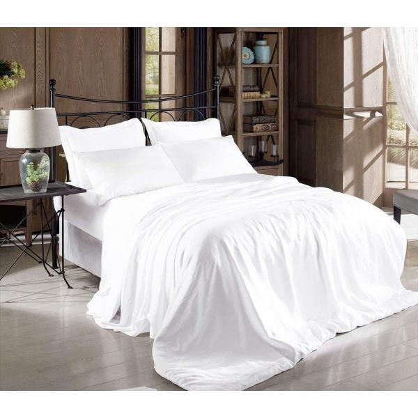 商品名:  Silk Pure Mulberry Silk 4-PCs Sheet Set Fits 15-18" Deep Pockets, Silk Bed Sheets Set { 1 Fitted, 1 Flat, 2 Pillow...