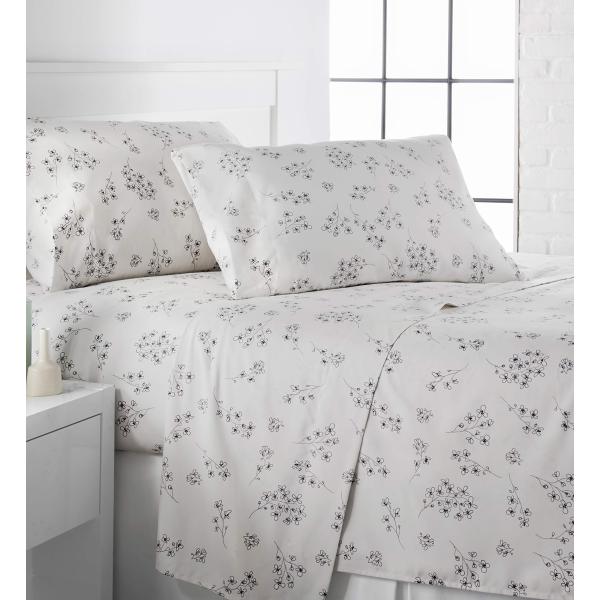 商品名: Southshore Fine Living, Inc. スイートフローラルコレクション 3点セット 14インチ ディープポケットシーツセット お手入れ簡単 縮まないシーツセット フラットシーツ1枚 ボックスシーツ1枚 枕カバー1...