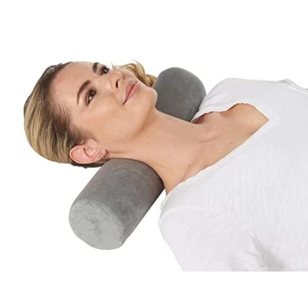 商品名:  AllSett Health Firm Cervical Neck Roll Memory Foam Pillow, Bolster Pillow, Round Neck Support for Sleeping | Bolst...