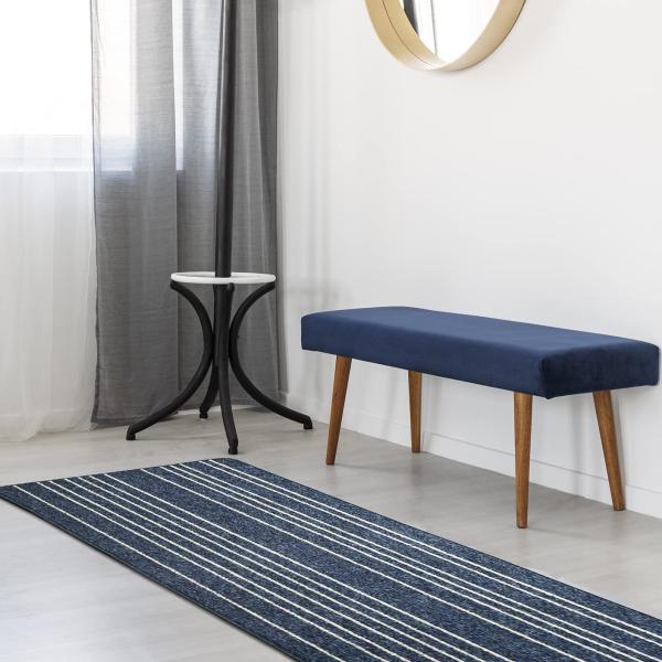 商品名:  iCustomRug 100% Polypropylene Pinstriped Indoor Multi-Function Anti-Skid Soft Loop Pile Berber Carpet Utility Rug ...