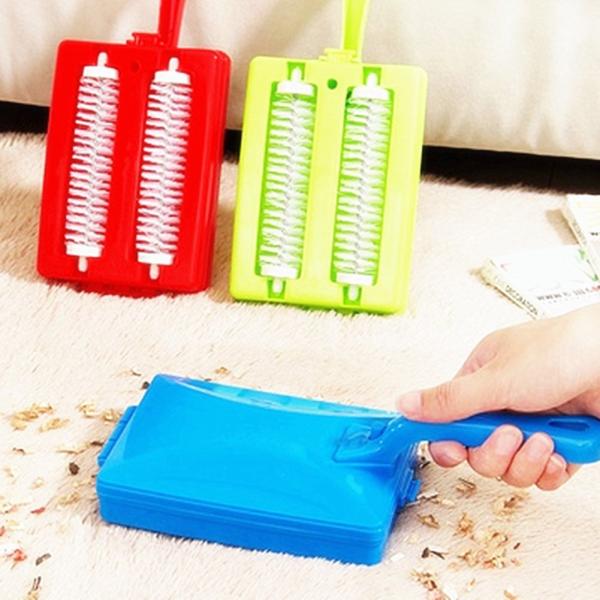 商品名:  shlutesoy Practical Double Roller Carpet Table Sofa Dusting Cleaning Brush Cleaning Tool Random Colorブランド: shlutes...