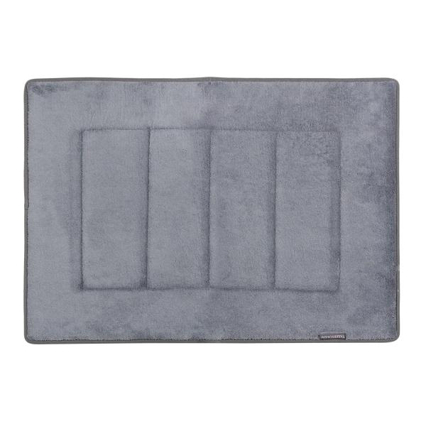 商品名: FABBRICA HOME 超ソフト 極厚 メモリーフォームバスマット 43 x 60cm（17 × 24インチ） スレートグレー FABBRICA Home Ultra-Soft Extra-Thick Memory Foam ...