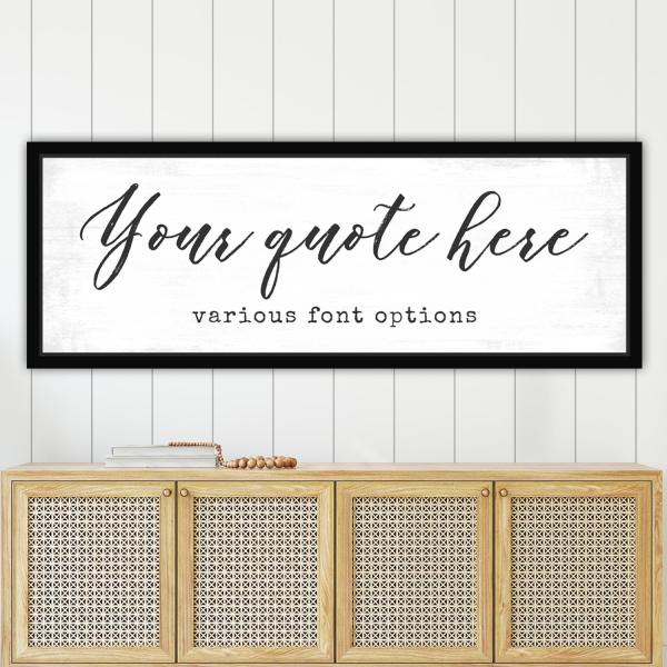 商品名: カスタムウォールアートキャンバス パーソナライズされた引用 リビングルームまたはベッドルーム用 ユニークな素朴なフレーム入りワードテキストサイン 格言 プラーク ベッドの上での母親や父親へのギフト 12インチx36インチ Cust...