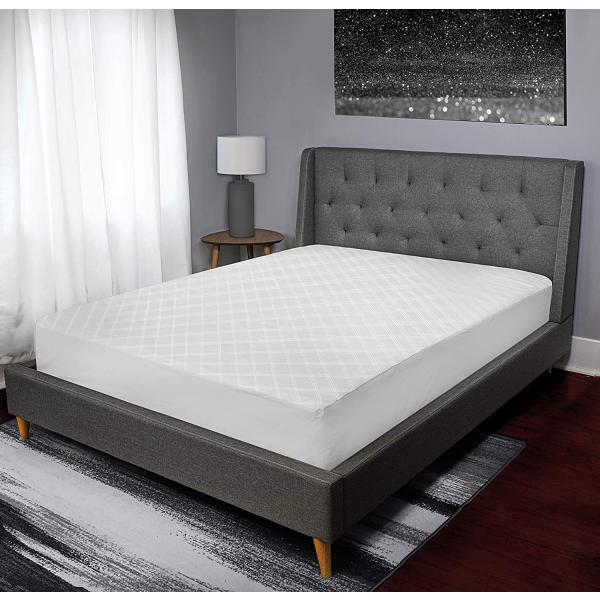 商品名: AllerEase アレルギー緩和 ジッパー式マットレスプロテクター フルサイズ 防水 低刺激性 マットレスカバー 家庭のアレルゲンやトコジラミからバリアを保護 洗濯機洗い可 Allergy Relief Mattress Pro...