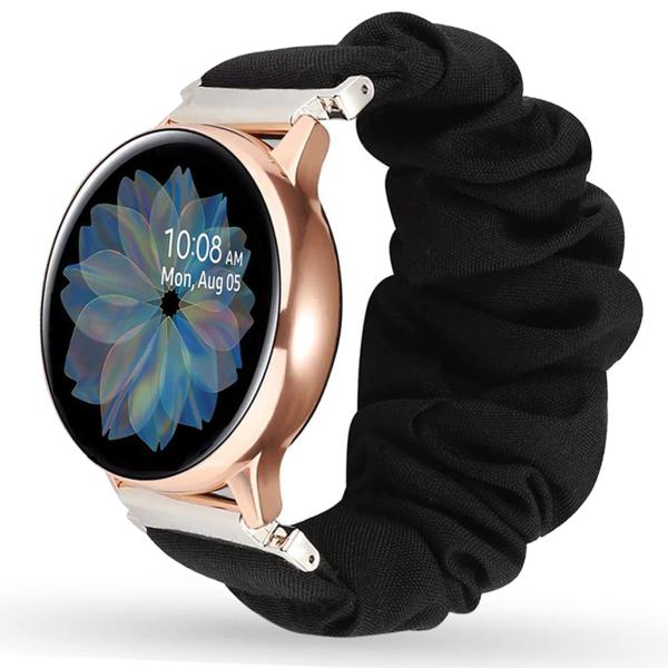 商品名: Miimall Samsung Galaxy Active 2 Scrunchie Band 40mm 44mm ソフトパターン プリント ファブリック スクランチ 伸縮性リストブレスレット ストラップ Samsung Galax...