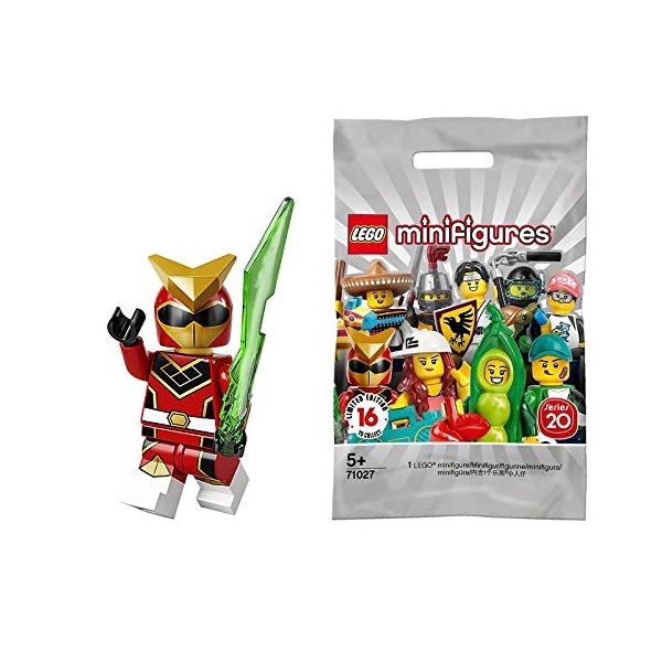 商品名: レゴ（LEGO）ミニフィギュア シリーズ20 戦隊ヒーロー│Super Warrior 【71027-9】 LEGO Series 20 Minifigures Super Warrior Red Power Ranger Rob...