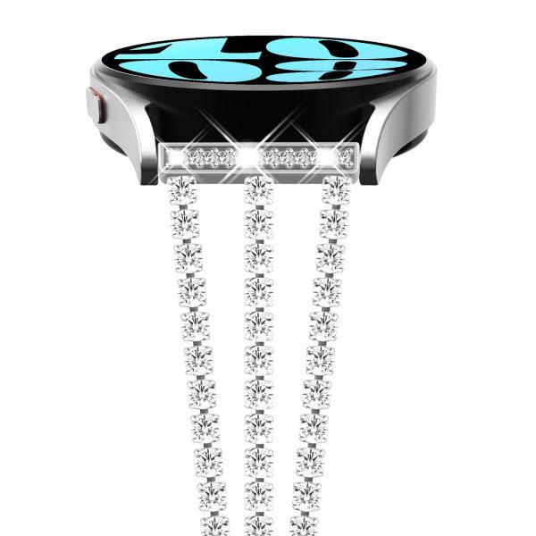 商品名:  NewWays Compatible for SAMSUNG Galaxy Watch 7 6 Classic 6 5 4 Band 40mm 44mm 42mm 46mm, 20mm Stunning Diamonds Bra...