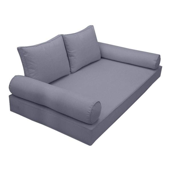 商品名:  Prolinemax Style 1 Outdoor Daybed Mattress Bolster Backrest Cushion Covers PipedTrim Crib Size AD001 SLIPCOVER ONL...