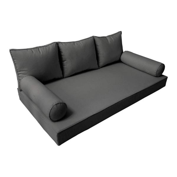 商品名:  Prolinemax Style3 6PC Outdoor Daybed Mattress Bolster Pillow Fitted Sheet Cover Only Full Size AD003ブランド: Prolinem...