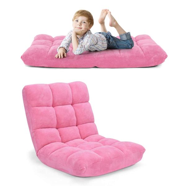 商品名:  HOMGX Floor Folding Sofa Chair, 14-Position Adjustable Folding Couch, Sleeper Bed Couch, Gaming Recliner for Livin...