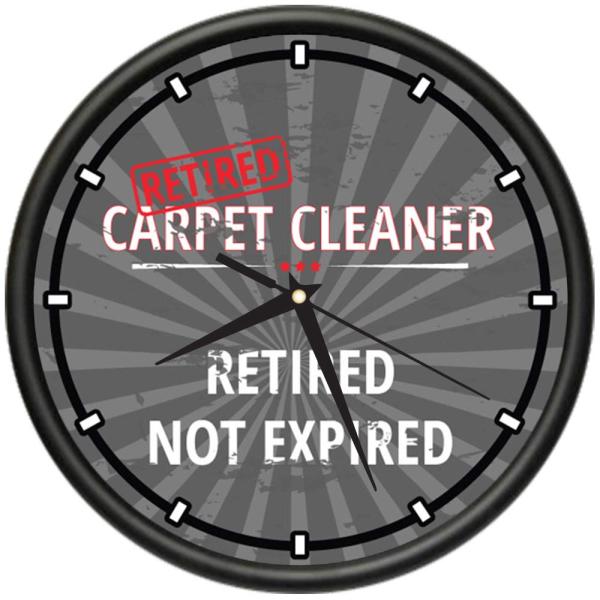 商品名:  SignMission Retired Carpet Cleaner Design Wall Clock | Precision Quartz Movement | Retired Not Expired Funny Home ...