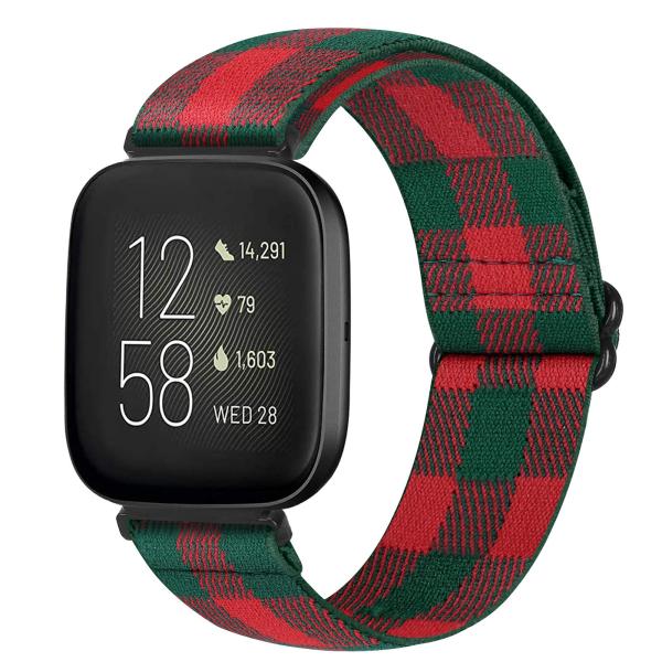 商品名: Runostrich(ルノストリッチ) 調節可能な伸縮性時計バンド Fitbit Versa/Fitbit Versa 2/Fitbit Versa Lite ナイロンスポーツループ ストレッチリストバンド 交換用ストラップ レデ...