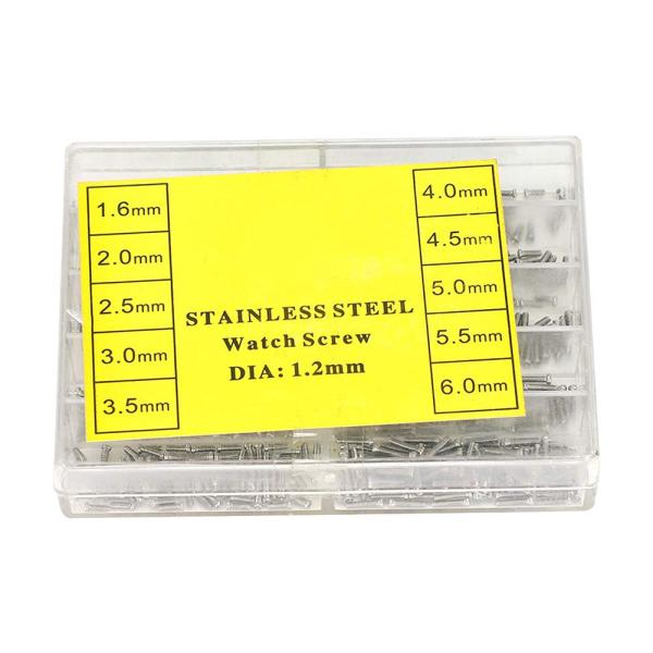 商品名:  Wristwatch Screw 1.2mm Watch Repair Screw, Glasses Watch Repair Watch Screw, Watch Bracelet Strap Metal for Eyegla...