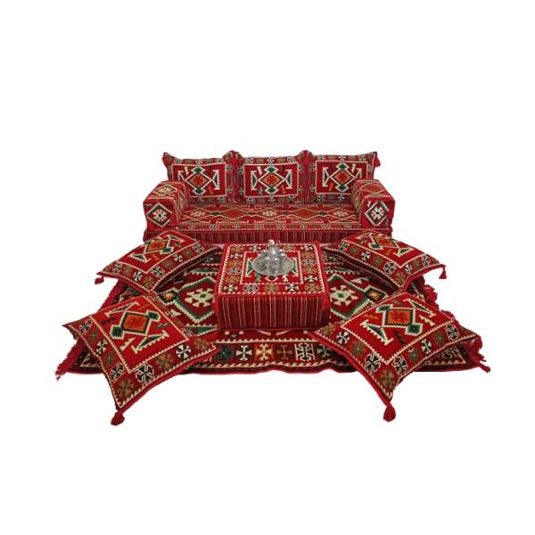 商品名:  mysticalanatolia Arabic Floor Seating, Floor Cushions, Arabic Majlis Seating, Arabic Cushions, Floor Sofa, Orienta...