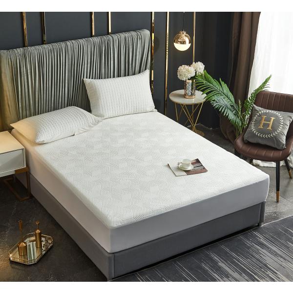 商品名: Elif Queen Size Rayon Made from Bamboo Mattress Protector, Waterproof Quilted Mattress Cover Pad, Deep Pocket, Fitt...