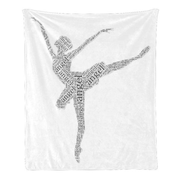 商品名:  Custom Blanket with Name Text,Personalized Beautiful Dancer Super Soft Fleece Throw Blanket for Couch Sofa Bed (50...