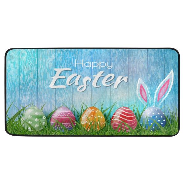 商品名:  Kitchen Rugs Cute Easter Eggs Design Non-Slip Soft Kitchen Mats Bath Rug Runner Doormats Carpet for Easter Day Hom...