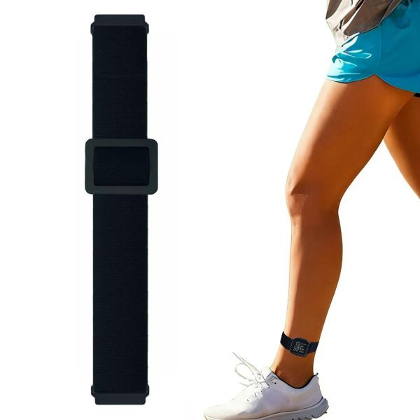 商品名: 調節可能な伸縮性アームバンドまたは足首バンド Fitbit Versa 2/Blaze/Versa/Versa Lite/Versa Special Edition スマートウォッチに対応 ストレッチループバンド 男女兼用 (ブラ...