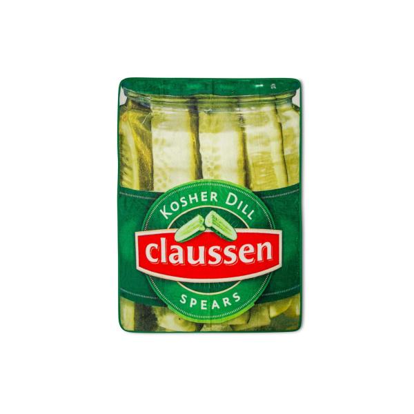 商品名: Claussen Kosher Dill Pickles プラッシュスローブランケット | コージーシェルパラップカバー ソファ/ベッド用 | スーパーソフト軽量フリースブランケット | マニアホームデコ | 45 x 60インチ...