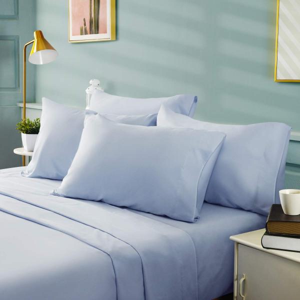 商品名:  4 PC Premium Bed Sheet Set-800 TC 100% Cotton Provide Extra Softness and Comfort 4 Way Stretch Fit Mattress 16" DP...