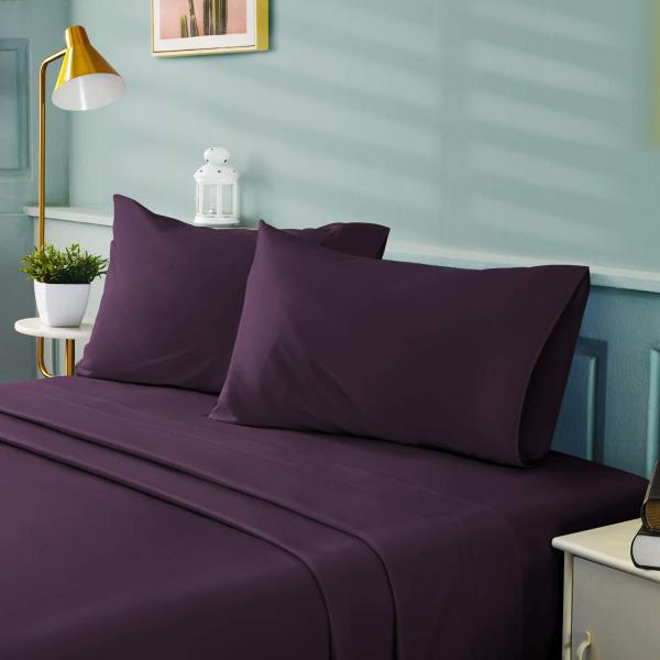 商品名:  4 PC Premium Bed Sheet Set-800 TC 100% Cotton Provide Extra Softness and Comfort 4 Way Stretch Fit Mattress 16" DP...
