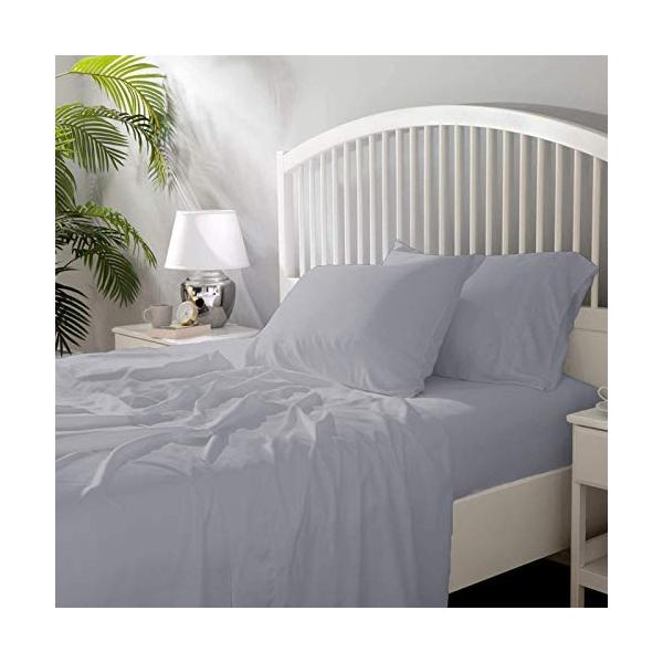 商品名:  STAR DECOR 4 Piece Premium Quality Bed Sheet Set Luxurious &amp; Soft Long Staple, 550 TC 100% Egyptain Cotton Pat...