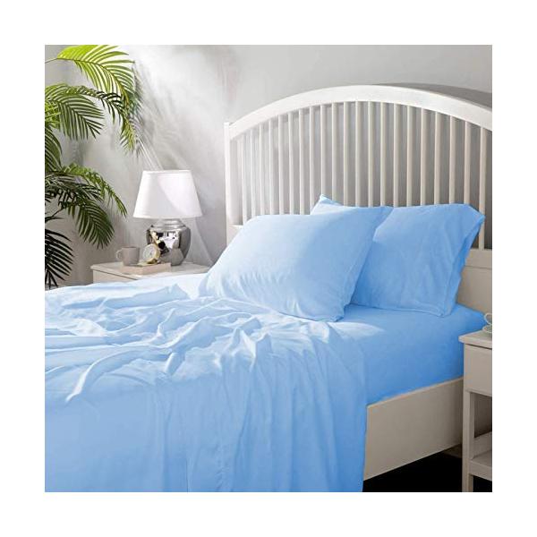商品名:  STAR DECOR 4 Piece Premium Quality Bed Sheet Set Luxurious &amp; Soft Long Staple, 550 TC 100% Egyptain Cotton Pat...