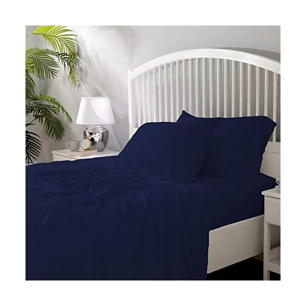 商品名:  STAR DECOR 4 Piece Premium Quality Bed Sheet Set Luxurious &amp; Soft Long Staple, 550 TC 100% Egyptain Cotton Pat...