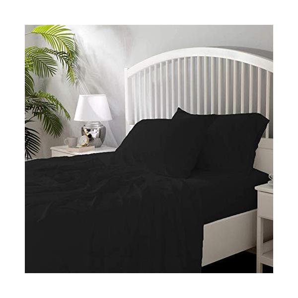 商品名:  STAR DECOR 4 Piece Premium Quality Bed Sheet Set Luxurious &amp; Soft Long Staple, 550 TC 100% Egyptain Cotton Pat...