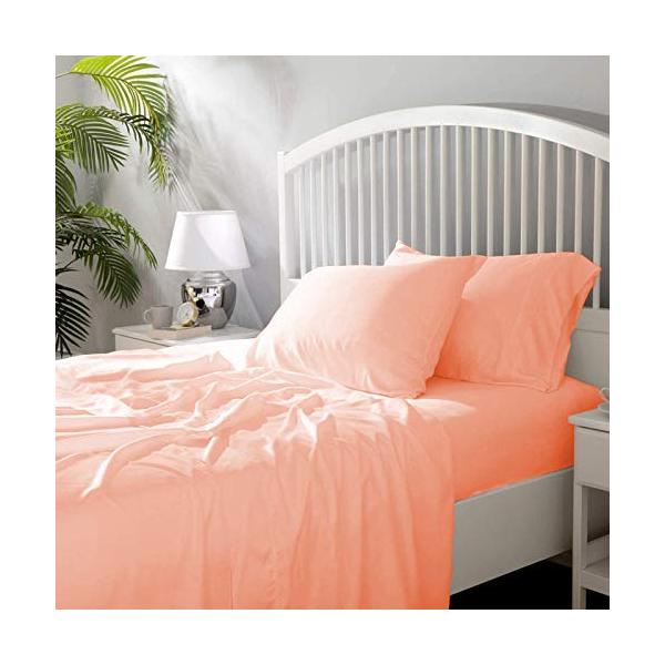 商品名:  STAR DECOR 4 Piece Premium Quality Bed Sheet Set Luxurious &amp; Soft Long Staple, 550 TC 100% Egyptain Cotton Pat...